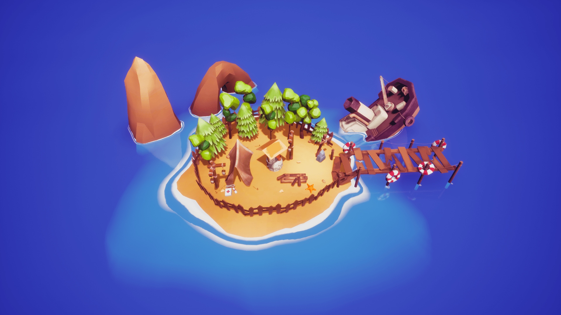 Isometric Island Pack In Environments Ue Marketplace